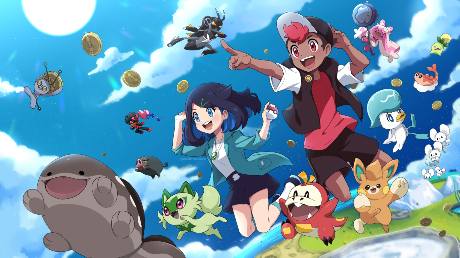 Pokémon Horizons: The Series HD Animes #CorporativoArcanos Eps. 14 al ...